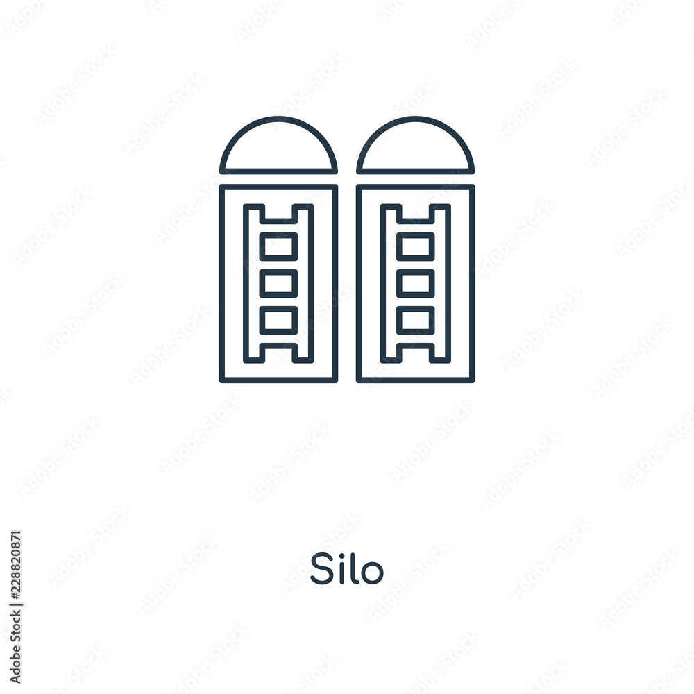 silo icon vector Stock Vector | Adobe Stock
