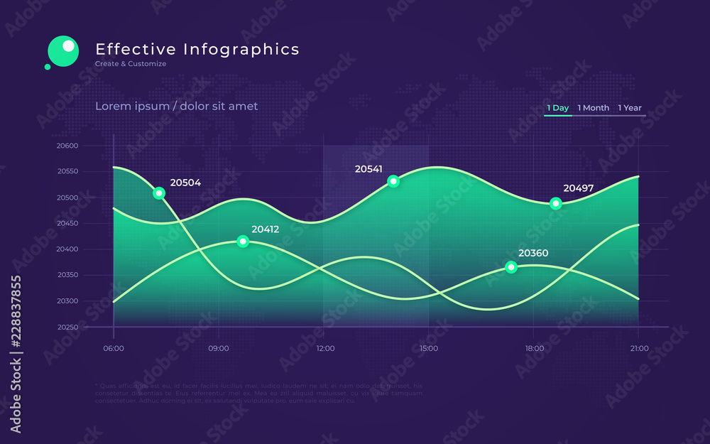 Vector modern infographic background with statistic diagrams Stock ...