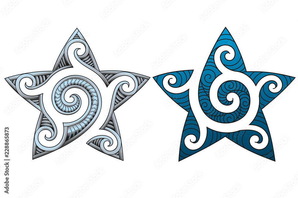 Tribal Star Drawings