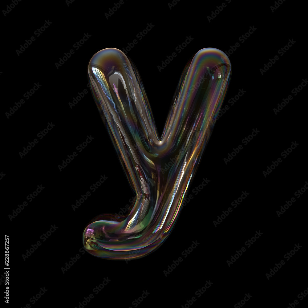 Bubble Letter Capital Y