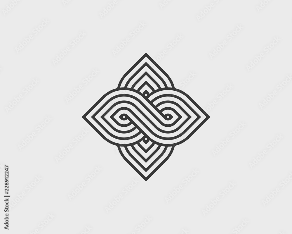 Vector geometric icon. Logo for your design. Stock Vector | Adobe Stock