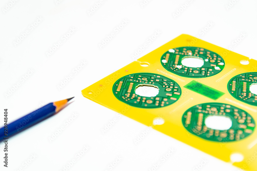 Electronic product design concept,printed circuit board(PCB) include ...