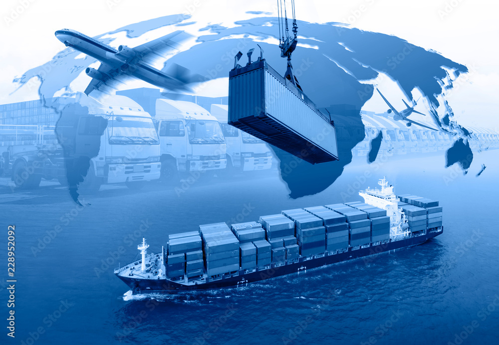 Management logistics of Industrial Container Cargo for Import Export ...