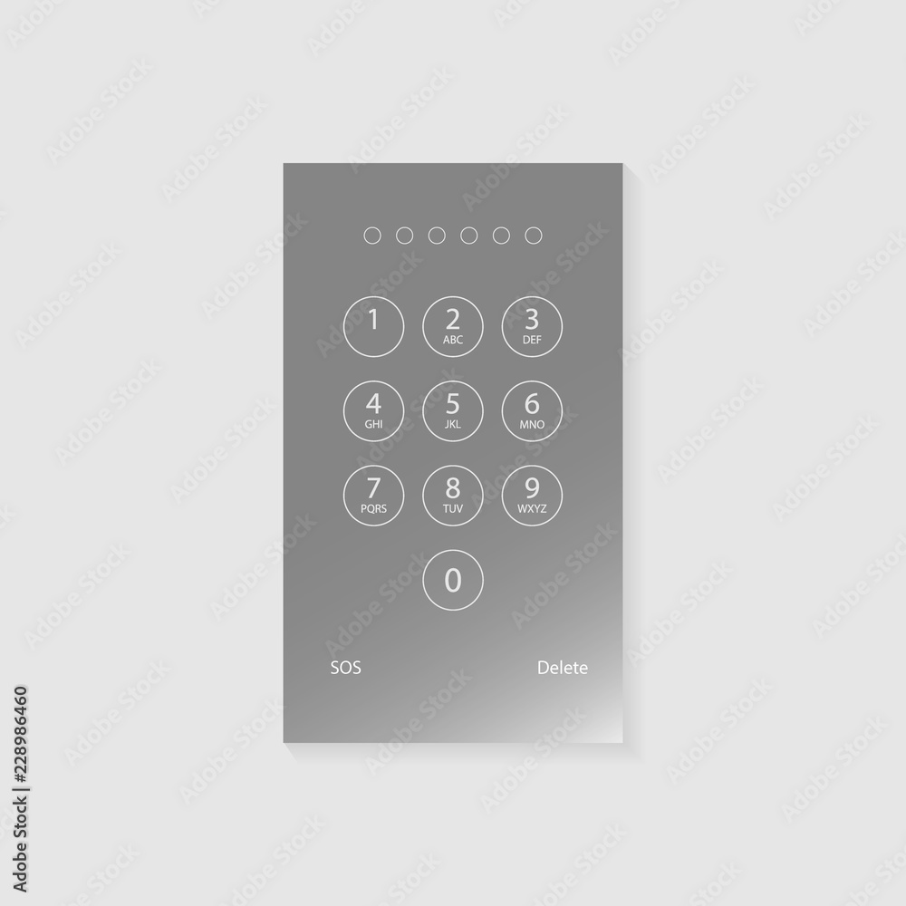 Screen lock pattern password background template on smartphone display ... Screen lock pattern password background template on smartphone display ...