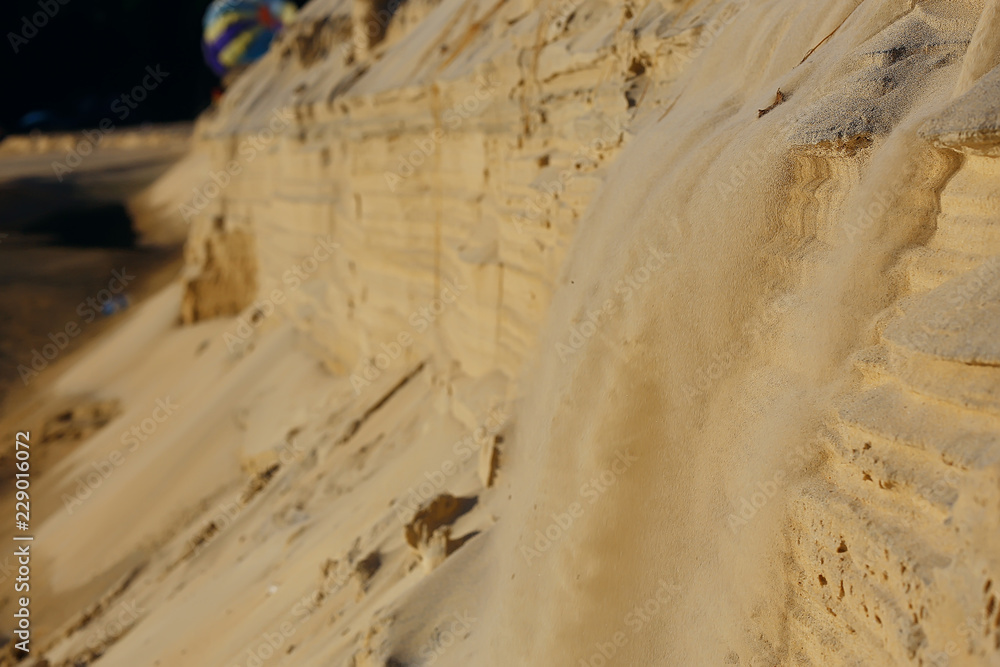 texture crumbling sand corrosion / scree of sand sand dunes, mountains ...
