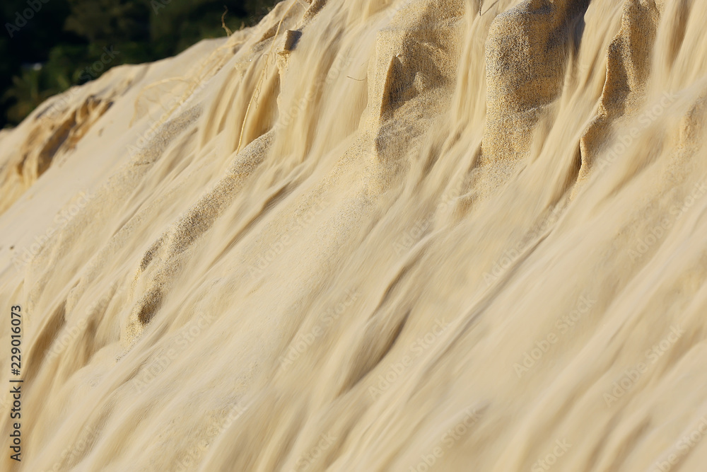 texture crumbling sand corrosion / scree of sand sand dunes, mountains ...
