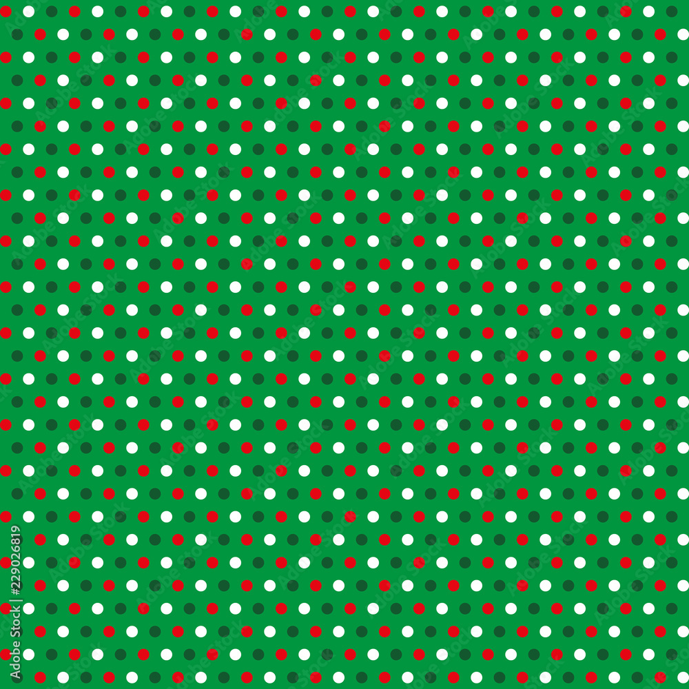 Red And Green Polka Dots