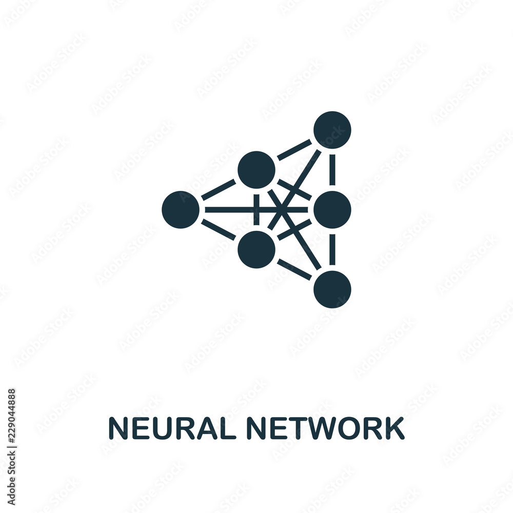 Neural Network icon. Premium style design from artificial intelligence ...