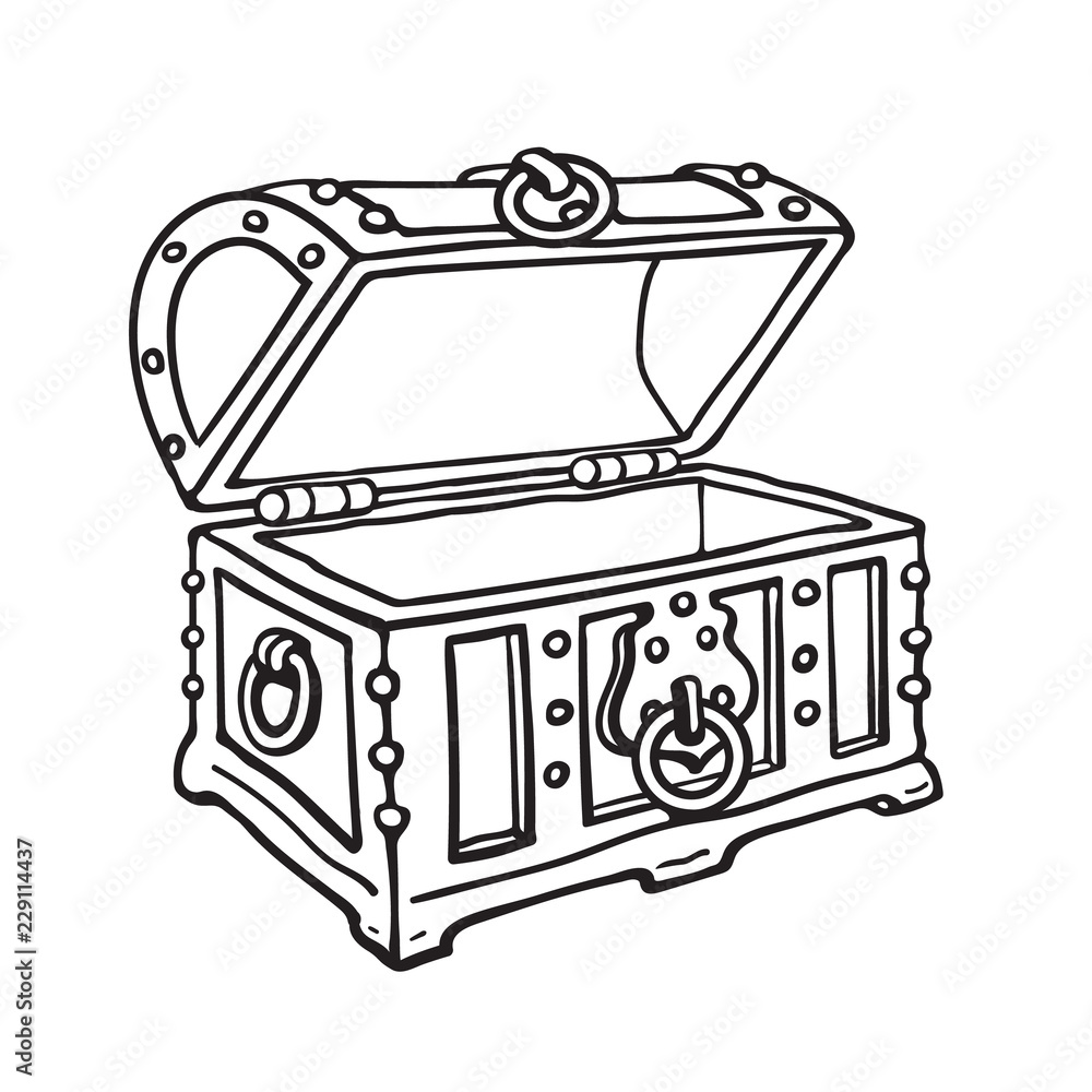 Pirate Treasure Drawings