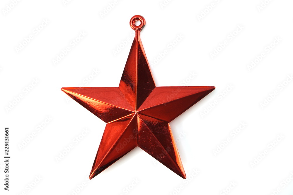 red star symbol isolated on white background Stock Photo | Adobe Stock