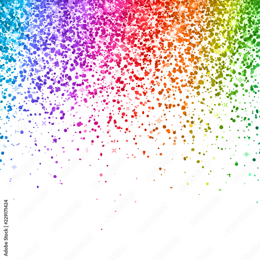 Multi Color Glitter Background