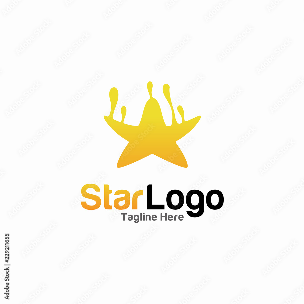 Star Logo design concept. Education logo template Stock Vector | Adobe ...