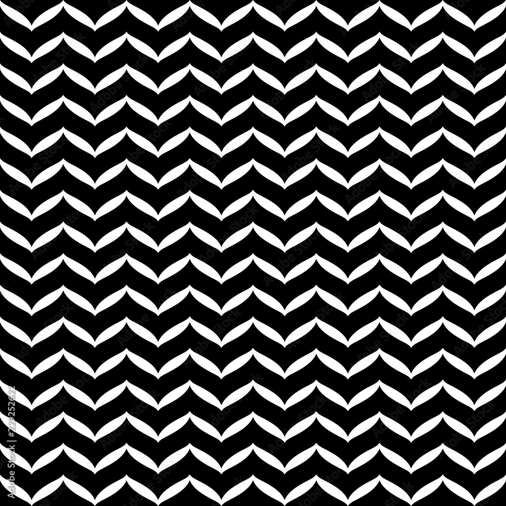 Geometric seamless black and white texture. Monochrome wrapping paper ...