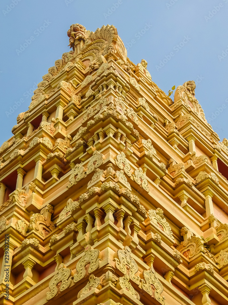 Architecture of Ayyappa Swamy Temple in Dwarapudi, India. Stock Photo ...