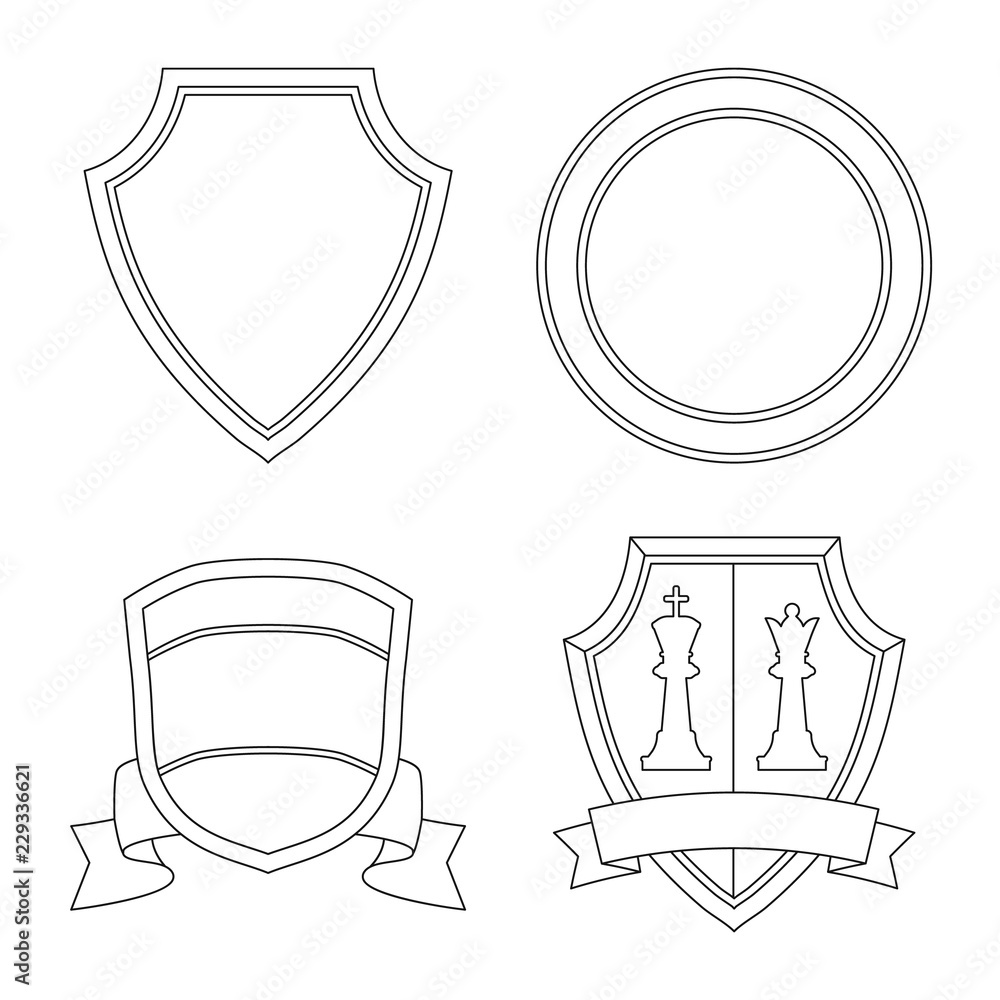 Vector Illustration Of Emblem And Badge Icon Collection Of Emblem And vector-illustration-of-emblem-and-badge-icon-collection-of-emblem-and
