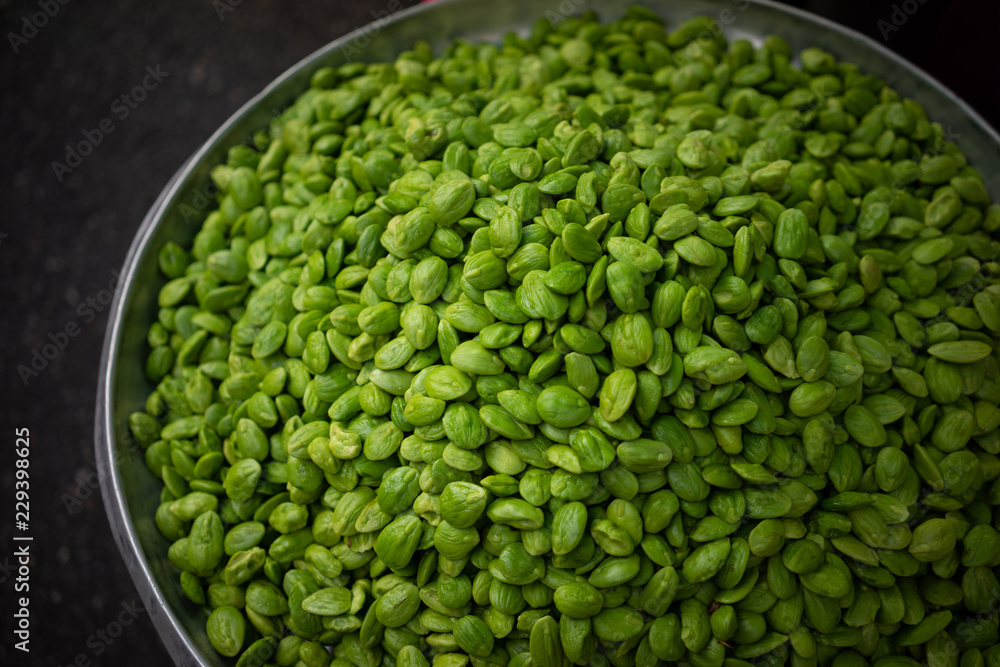 Parkia speciosa, or "petai" in Malay is a plant of the genus Parkia in ...