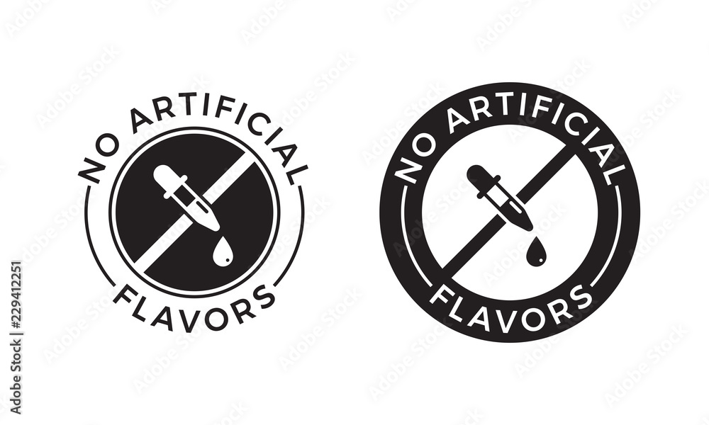 No artificial colors and dyes icon for skin and body care product ...