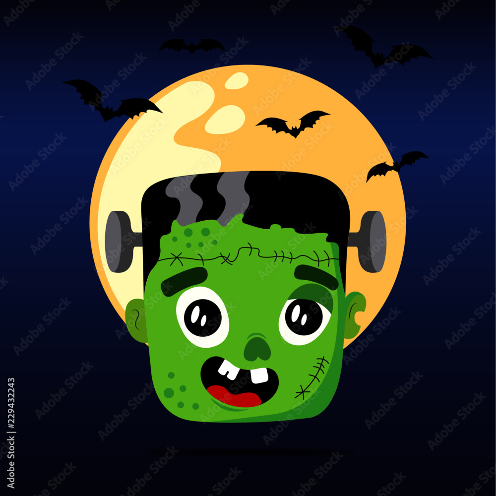 calavera, halloween, ilustración, dibujos animados, calabaza ...