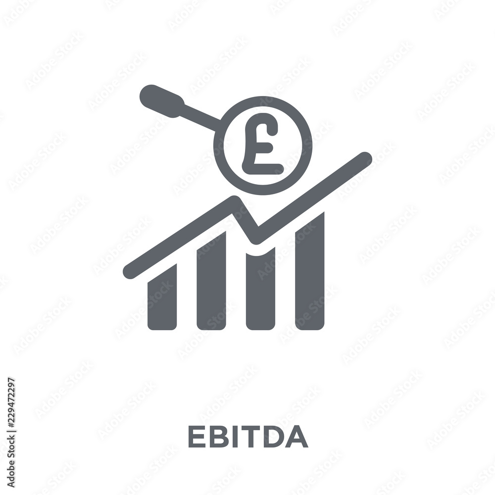 Ebitda icon from Ebitda collection. Stock Vector | Adobe Stock