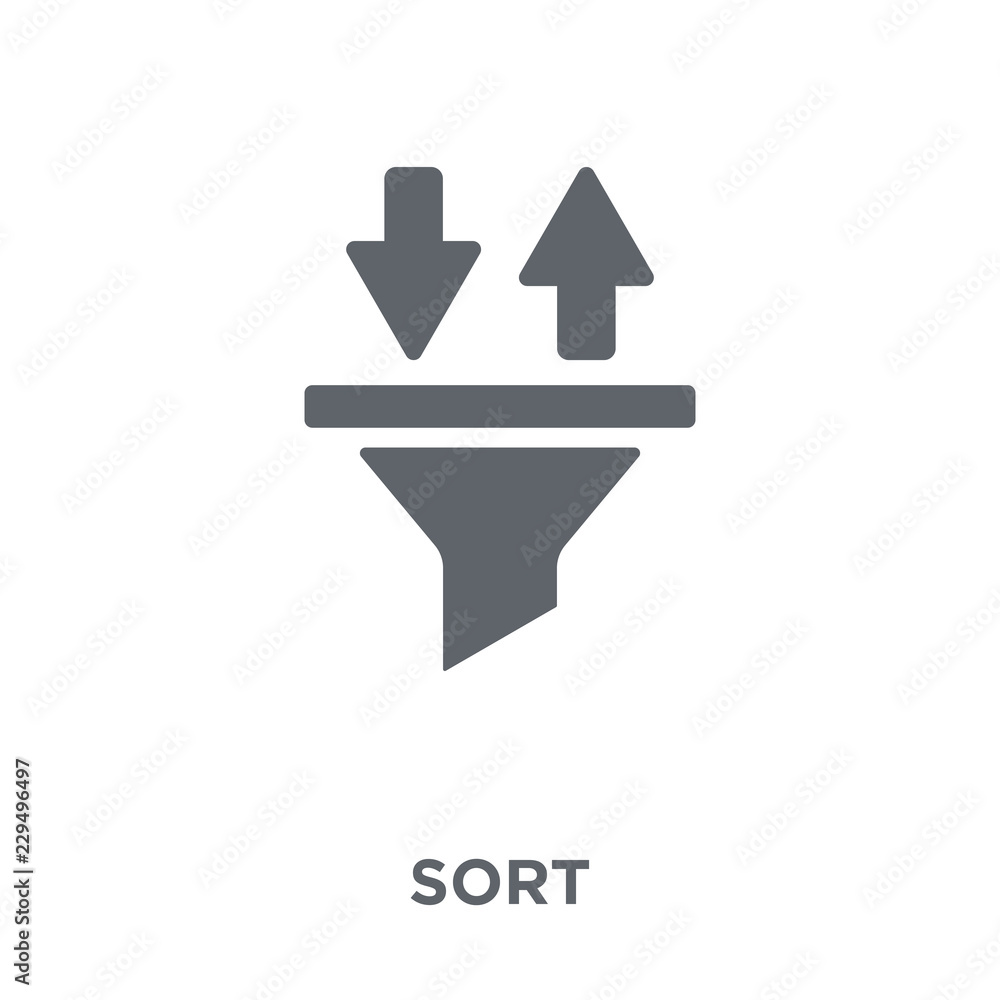 Sort icon from collection. Stock Vector | Adobe Stock