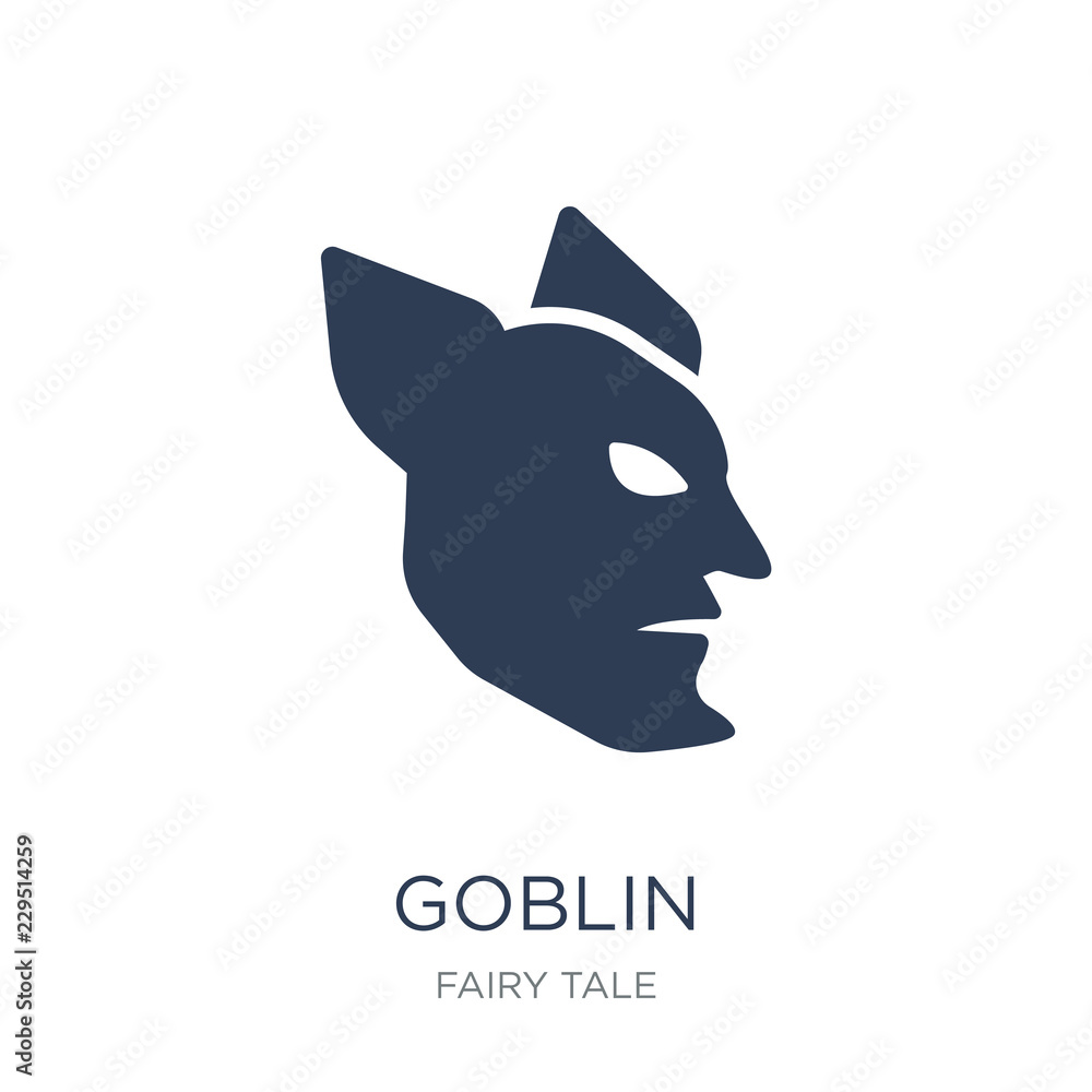 Goblin icon. Trendy flat vector Goblin icon on white background from ...