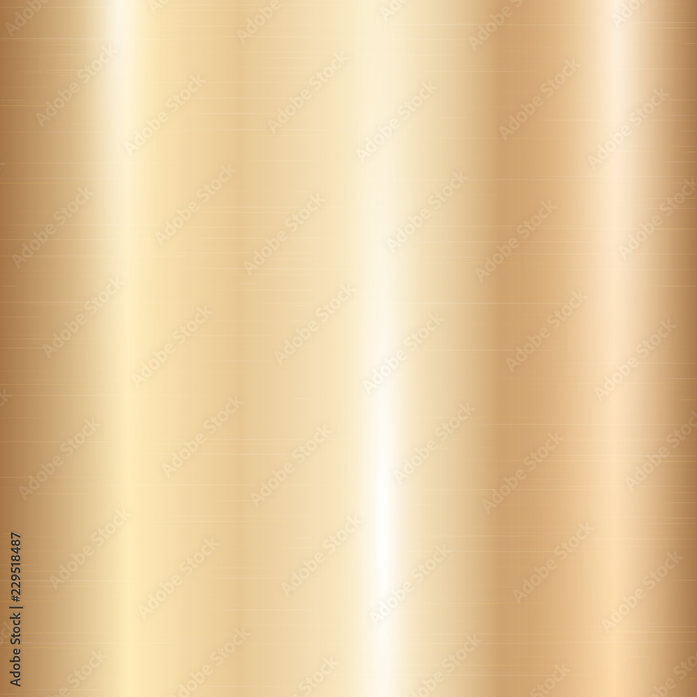 Gold metallic gradient with bright highlights Stock Vector | Adobe Stock