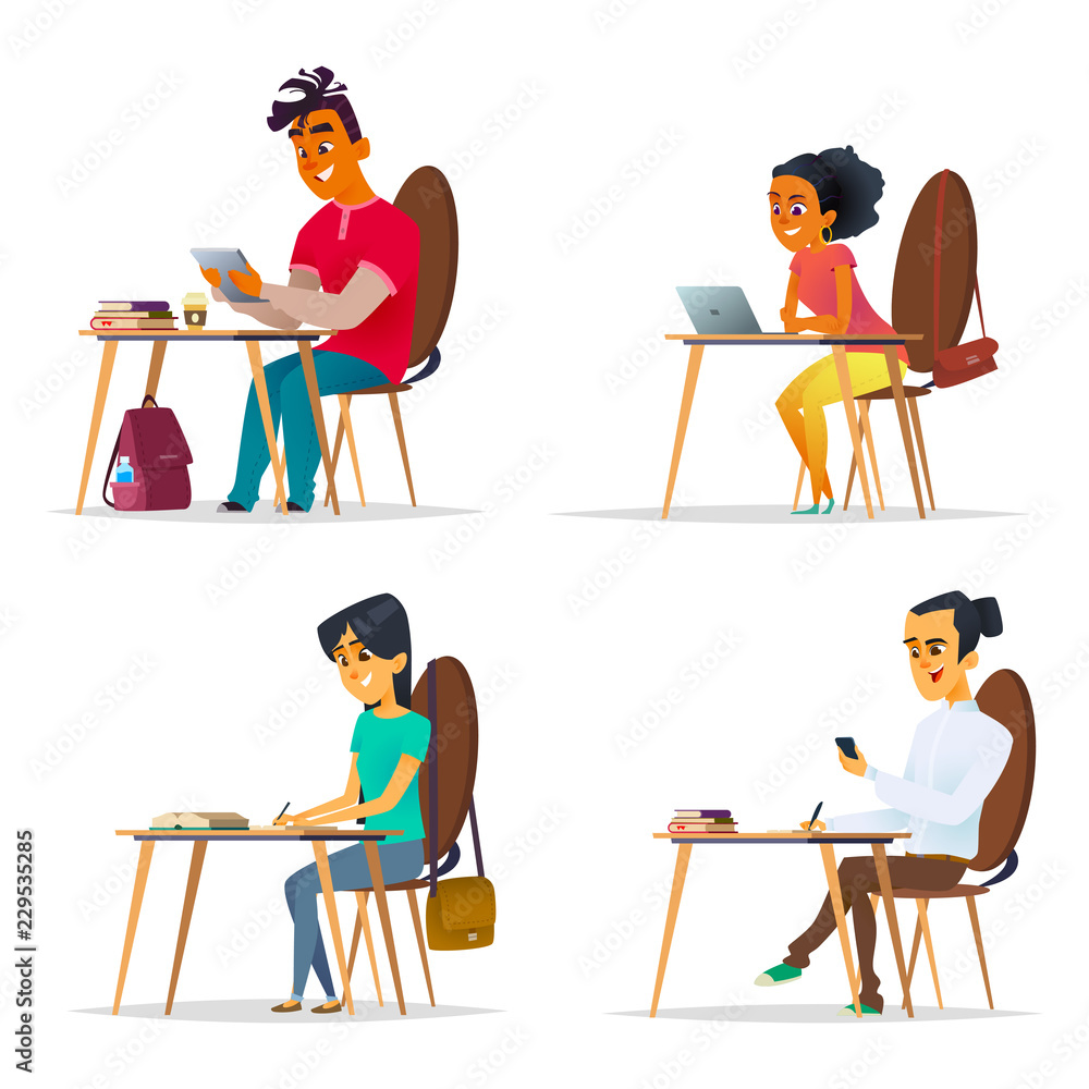Someone Setting The Table Cartoon