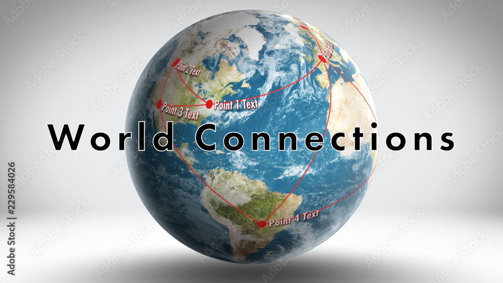 World Connections Title Stock Template | Adobe Stock