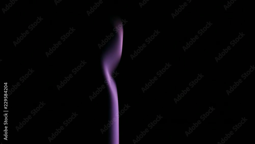 Purple Steam Rises from up. Purple smoke over a black background. Smoke ...