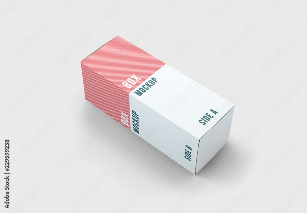 Tall Rectangle Box Template