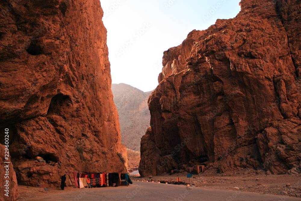 Gorges du Toudra Maroc - Todgha Gorge Morocco Stock Photo | Adobe Stock