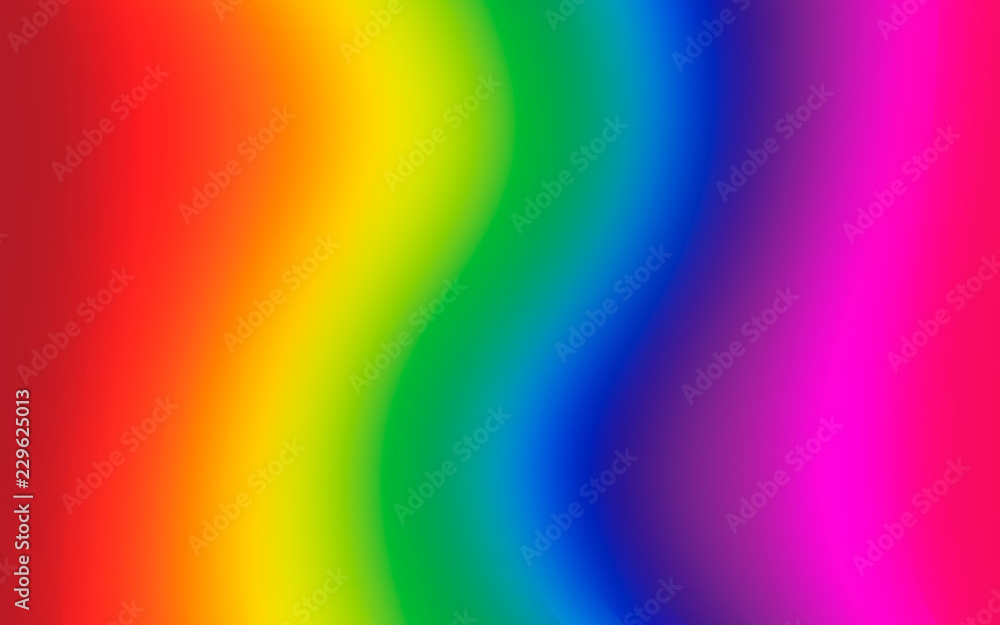 Ilustração com as cores do arco-íris Stock Illustration | Adobe Stock