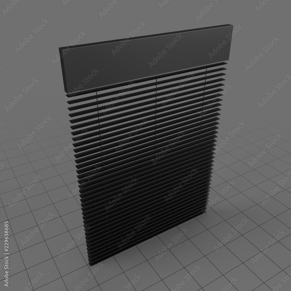 Window blind Stock 3D asset | Adobe Stock