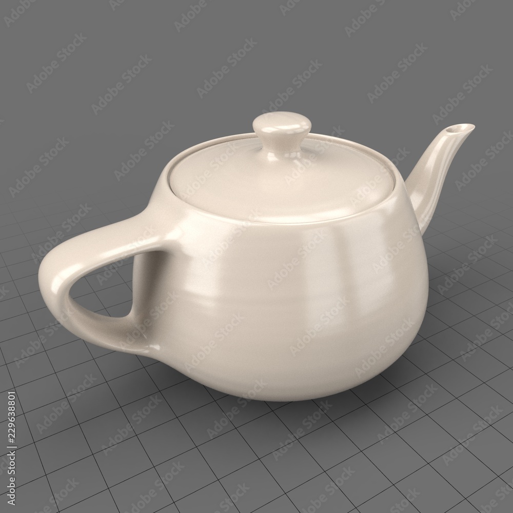 Teapot Stock 3D asset | Adobe Stock