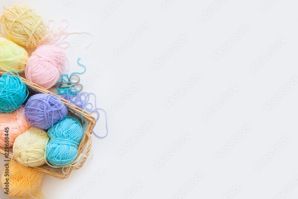 White Crochet Background