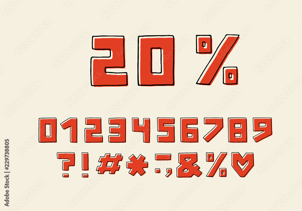 Alphabet retro design, square shape. Hand pen bold font, typography ...