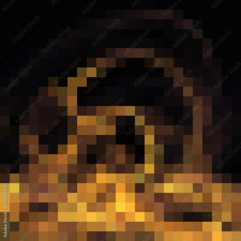 Colorful vivid pixel squares dynamic and vibrant background for ...