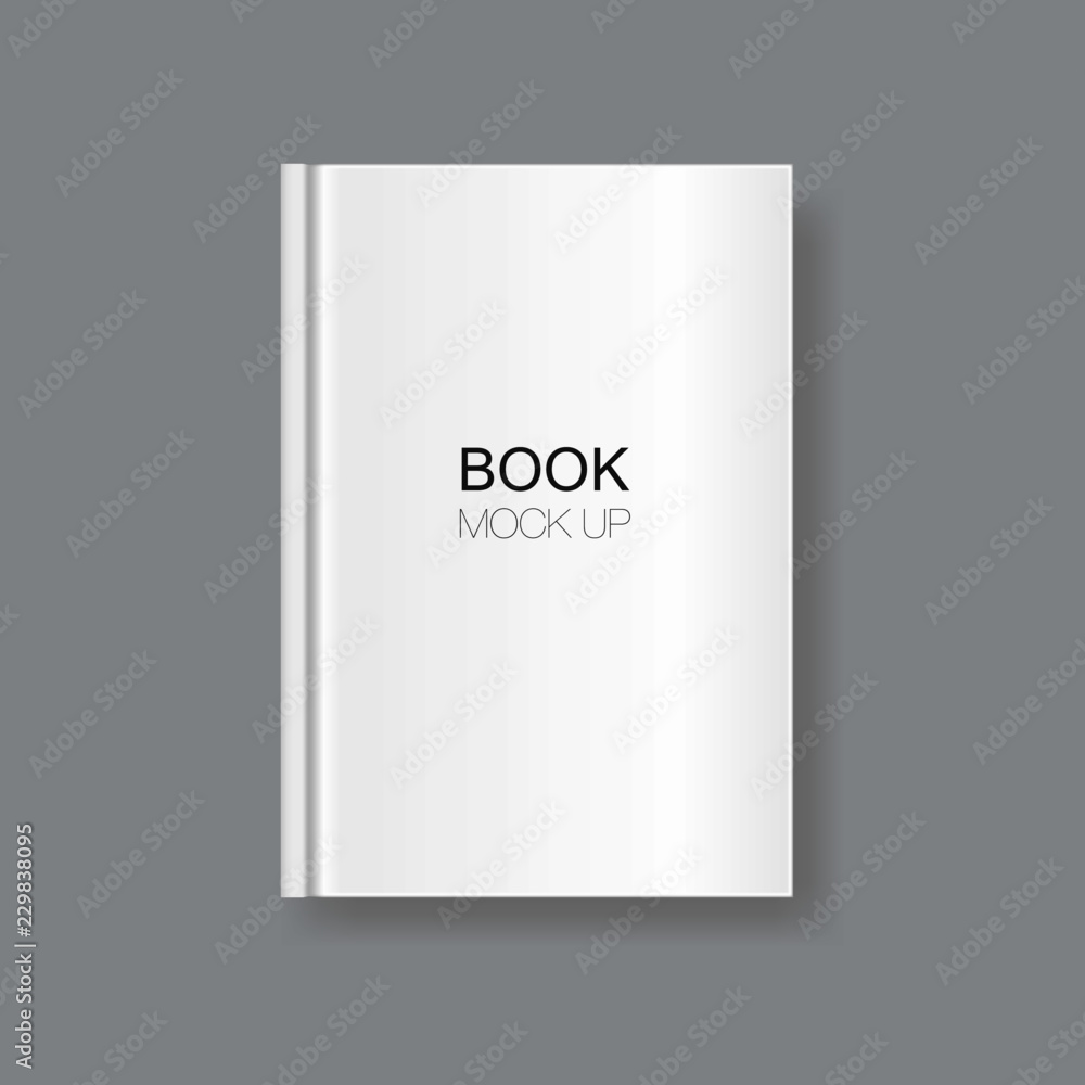 Blank Book Cover Vector