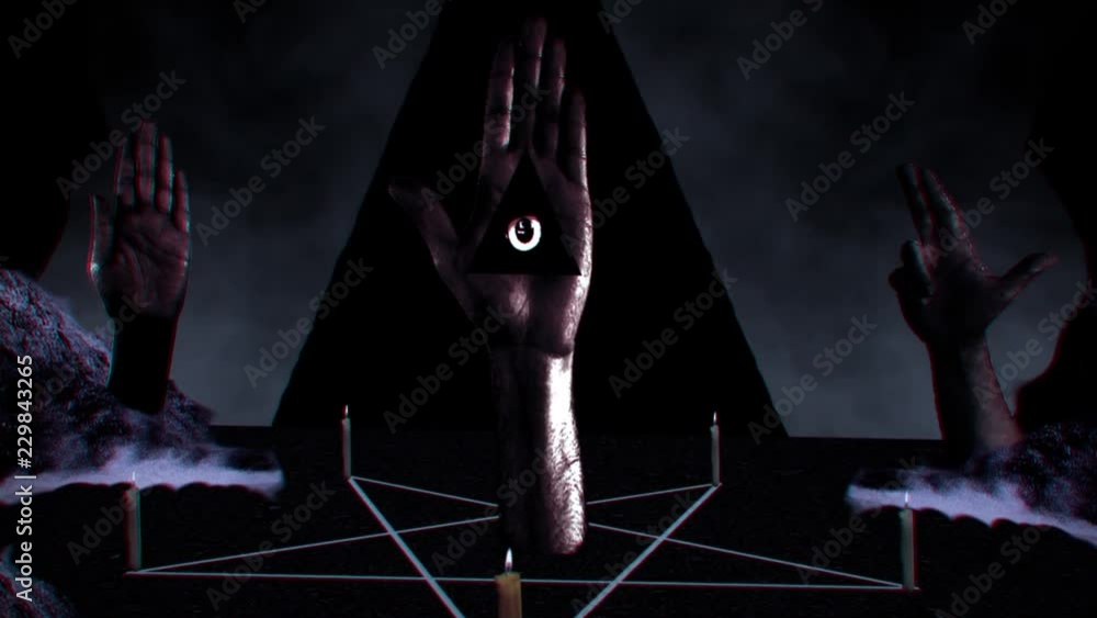Occult Symbols, Illuminati Signs Stock Video | Adobe Stock