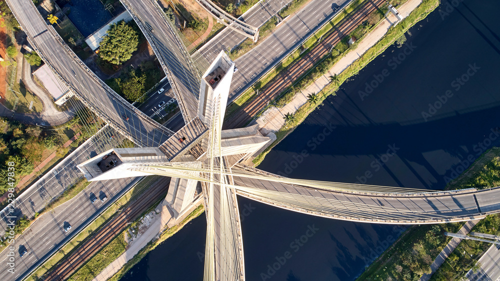 Foto de Estaiada Bridge Sao Paulo Brazil. Stayed bridge at Sao Paulo ...