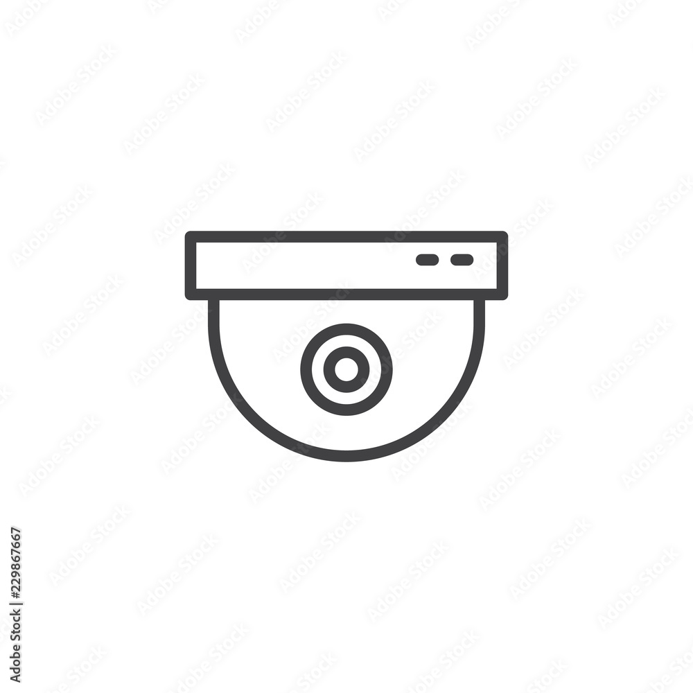 Cctv Dome Camera Symbol