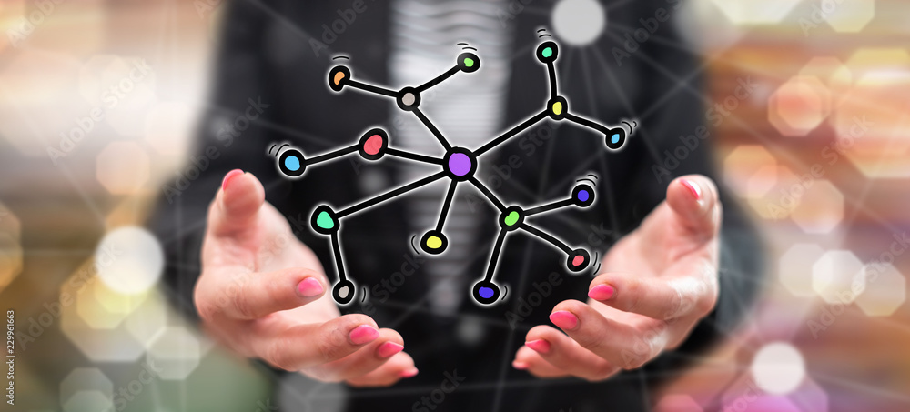 Concept of network Stock Photo | Adobe Stock