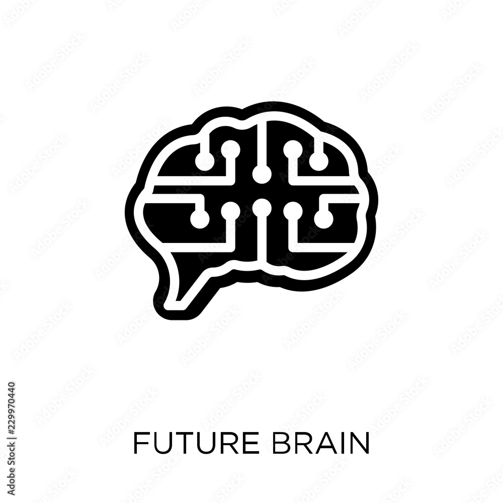 future Brain icon. future Brain symbol design from Future technology ...