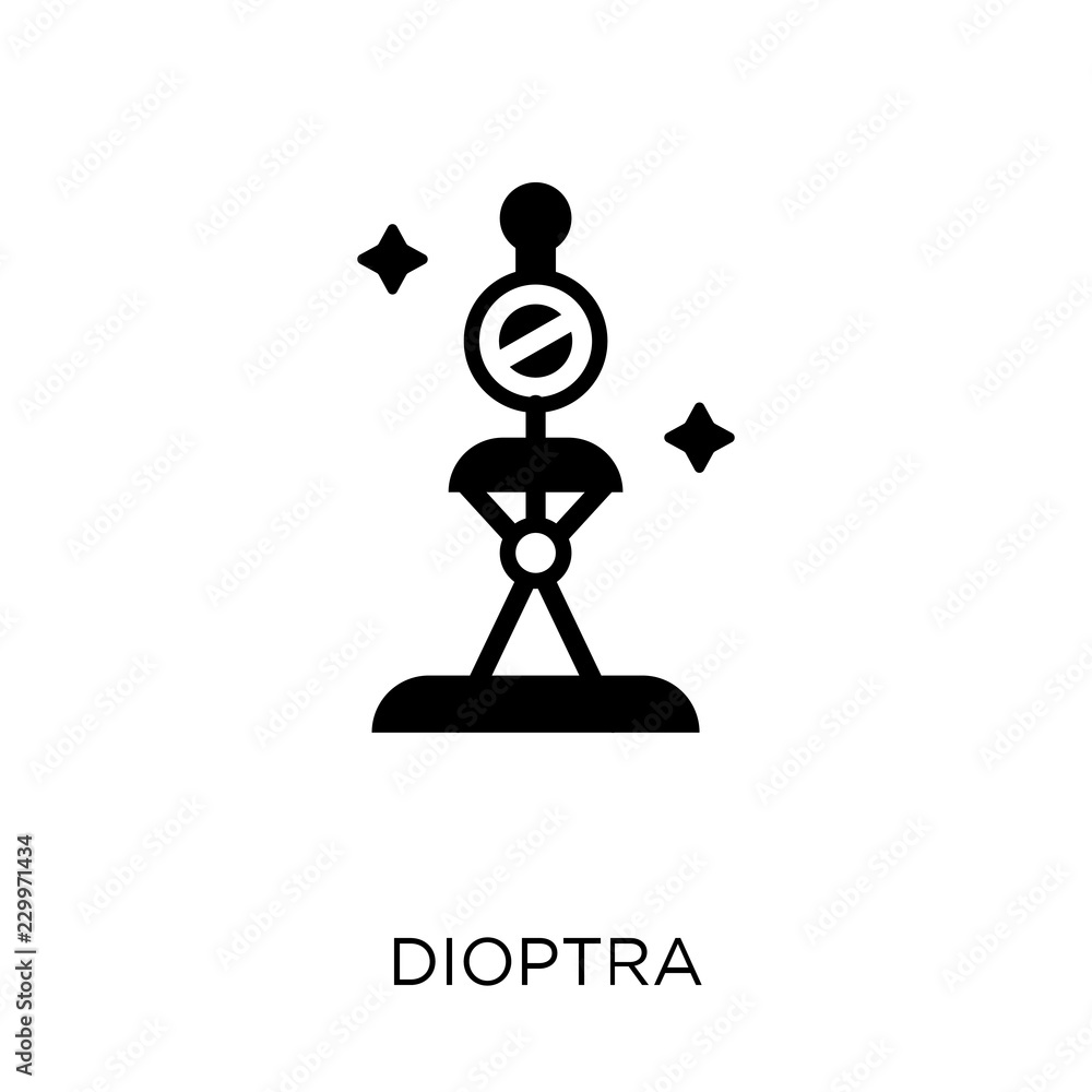 Dioptra icon. Dioptra symbol design from Astronomy collection. Simple ...