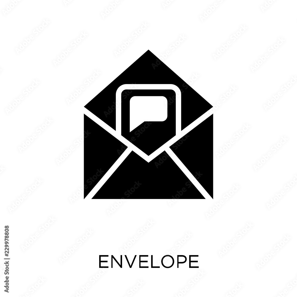 Envelope icon. Envelope symbol design from Communication collection ...