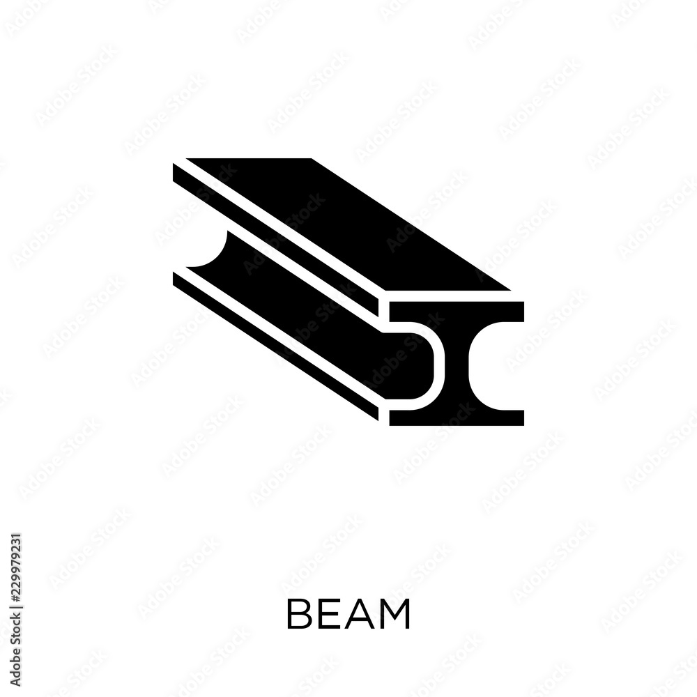 Beam icon. Beam symbol design from Construction collection. Stock ...