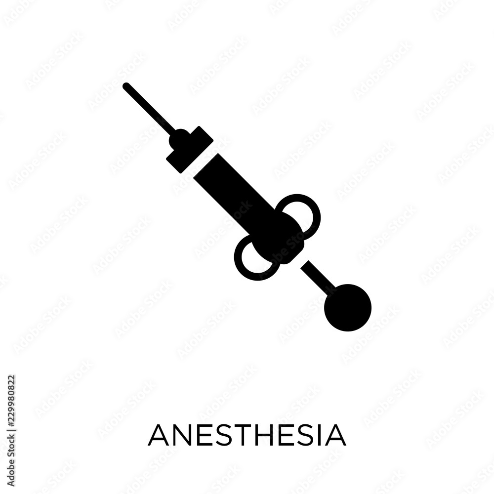 Anesthesia icon. Anesthesia symbol design from Dentist collection ...