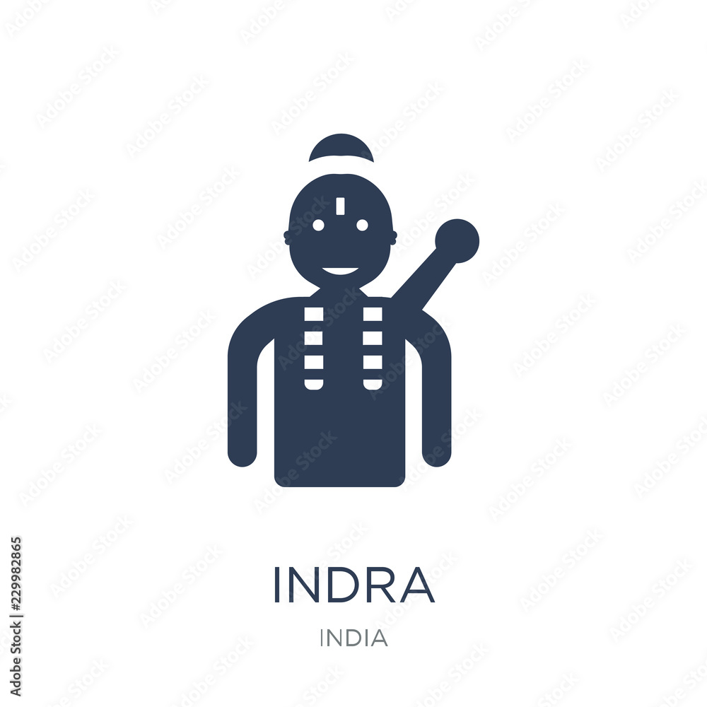 Indra icon. Trendy flat vector Indra icon on white background from ...