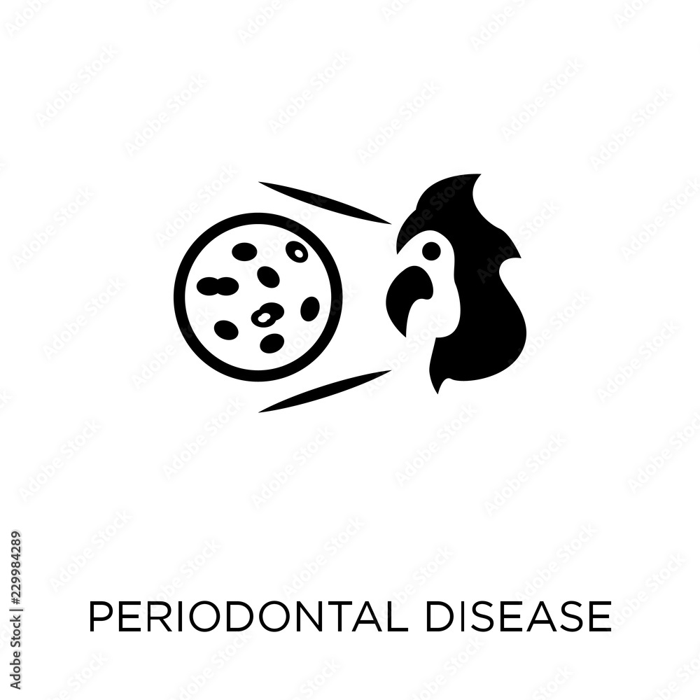 Periodontal disease icon. Periodontal disease symbol design from ...