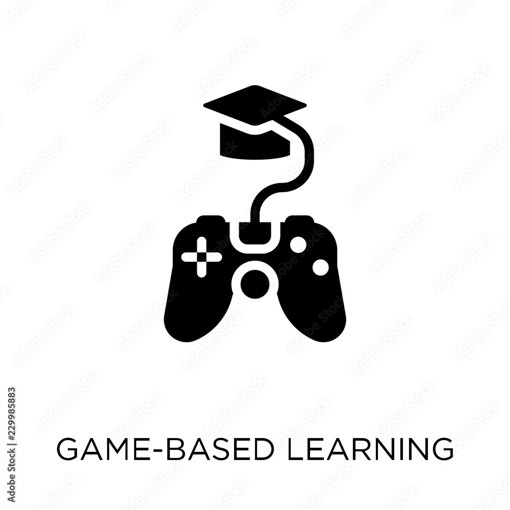 game-based learning icon. game-based learning symbol design from ...
